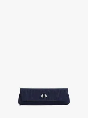 Christopher Esber Buki Moire Clutch - Blue