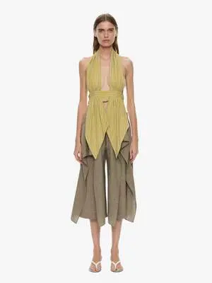 Christopher Esber Scarf Draped Halter Top