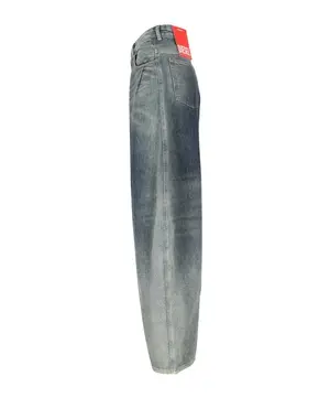 DIESEL® Belt-loop Wide-leg Jeans
