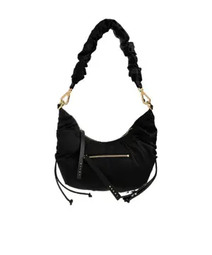Marni Zippered Shoulder Bag - Black