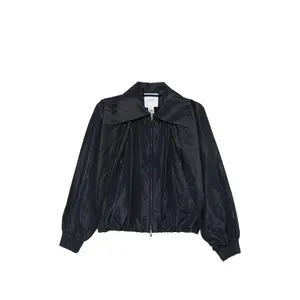 PATOU Long-sleeve Zip-up Jacket - Black