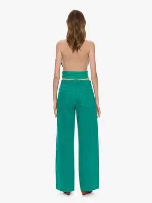 Christopher Esber Relaxed Wide-leg Jeans - Green