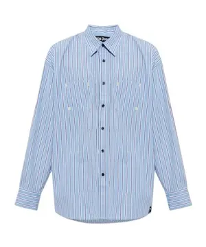 Palm Angels Long-sleeved Shirt - Blue