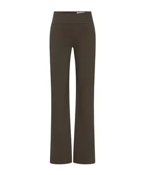 ST. AGNI Low-rise Casual Pants - Brown