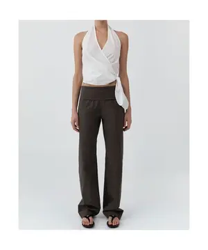 ST. AGNI Low-rise Casual Pants