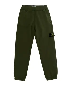 Stone Island Elastic-waist Casual Trousers - Black