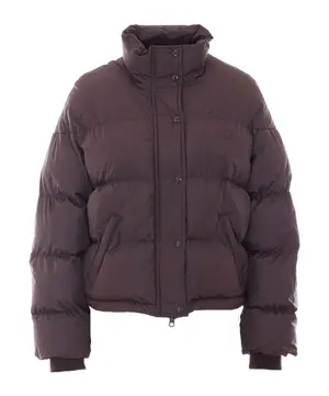 COURREGES Cropped Puffer Jacket - Red