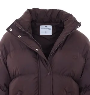 COURREGES Cropped Puffer Jacket