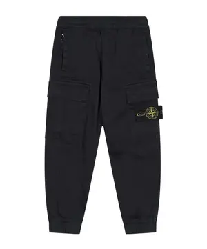 Stone Island Elastic-waist Cargo Pants - Blue