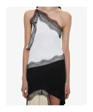 Christopher Esber Keira Lace-trim Maxi Dress