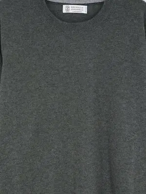 Brunello Cucinelli Crew Neck Long-sleeved Knitwear