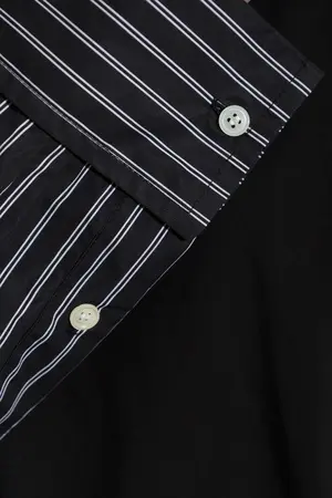 Marni Long Sleeve T-shirt With Striped Sleeves