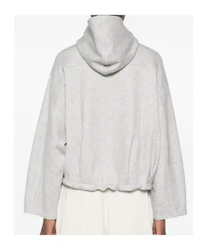 Brunello Cucinelli Zip-up Cropped Hoodie