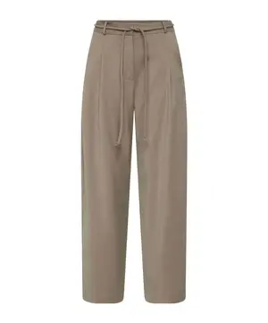 ST. AGNI Casual Leggings - Light Brown