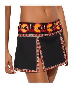 Emilio Pucci Embroidered Skirt