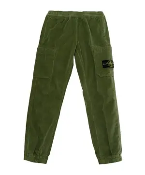 Stone Island Elastic-waist Casual Trousers - Sage