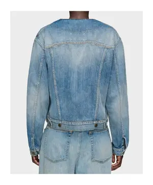 MAISON MARGIELA Folded Collared Denim Jacket