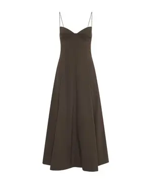 ST. AGNI Slip Dress - Brown