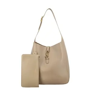 Saint Laurent Large Le 5 À 7 Supple Shoulder Bag - Nude