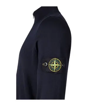 Stone Island Zip-neck Sweater