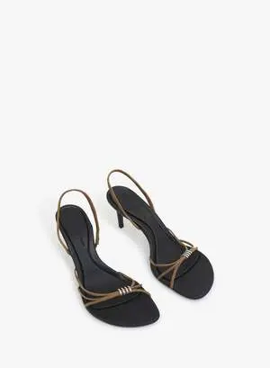 Christopher Esber Giro Heel Sandals - Black