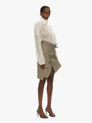 Christopher Esber Dannie Lucent Mottled Sheer Bomber