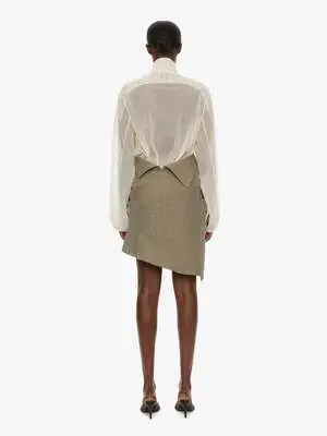 Christopher Esber Dannie Lucent Mottled Sheer Bomber