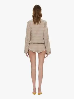 Christopher Esber Batiste Embroidered Handkerchief One Piece - Neutral