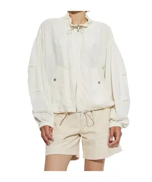 Isabel Marant Étoile Plume Zip-up Jacket - Ecru