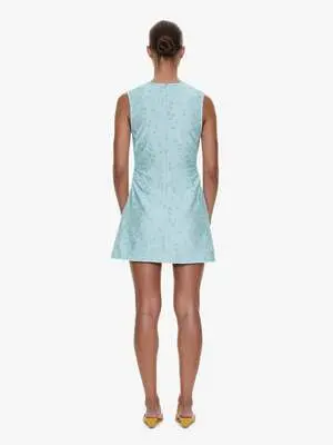 Christopher Esber Light Leak Jacquard Loophole Mini Dress