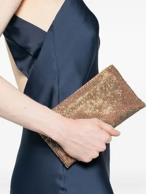 Benedetta Bruzziches Embellished Clutch Bag - Gray