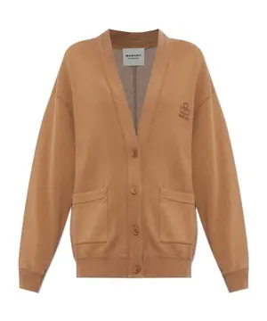Isabel Marant Étoile Long-sleeved Cardigan - Brown