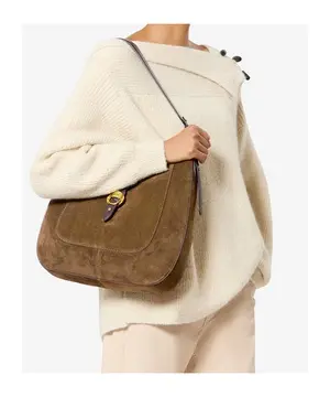 Isabel Marant Étoile Altay Hobo Bag In Suede Calfskin