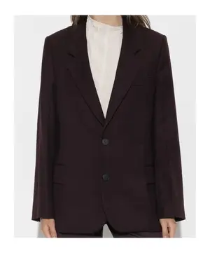 Victoria Beckham Lapel Long-sleeved Suit Jacket
