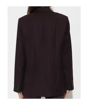 Victoria Beckham Lapel Long-sleeved Suit Jacket