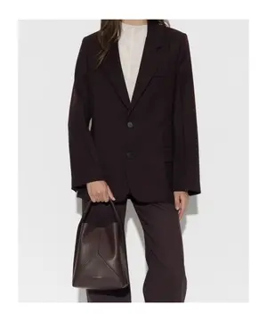 Victoria Beckham Lapel Long-sleeved Suit Jacket
