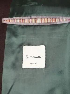 Paul Smith Soho Two-button Regular Suits - Bordeaux