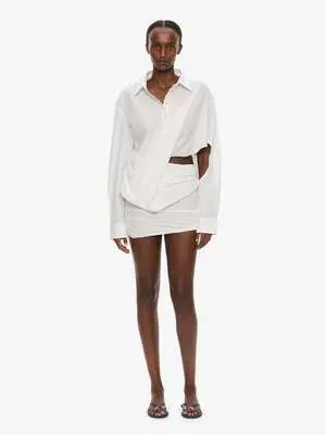 Christopher Esber Aiba Draped Shirt Dress