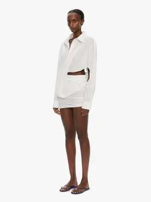 Christopher Esber Aiba Draped Shirt Dress