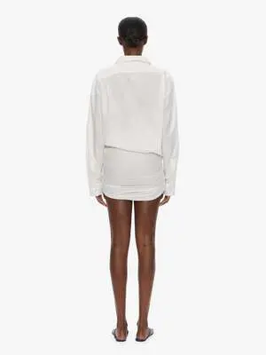 Christopher Esber Aiba Draped Shirt Dress