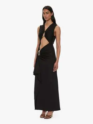 Christopher Esber Droplet Crystal Separation Tank Dress