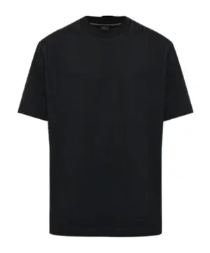 Brioni Crew Neck Short-sleeved T-shirt - Black