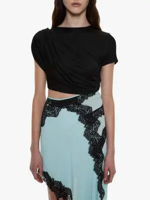 Christopher Esber Verve Twisted Tee Mini Dress - Blue