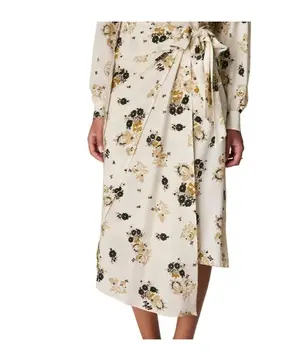 Isabel Marant Étoile Floral Printed Side Slit Skirt