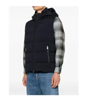 PAUL  SHARK Zip-fastening Hooded Gilet