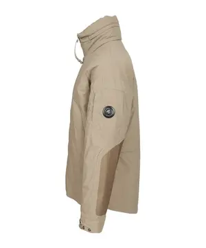 C.P. COMPANY Long-sleeved Stand-up Collar Cotton Coat