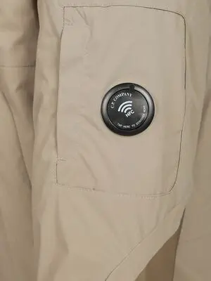 C.P. COMPANY Long-sleeved Stand-up Collar Cotton Coat