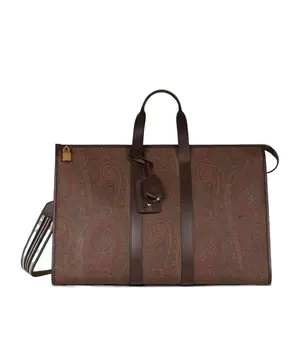 Etro Large Arnica Travel Bag - Brown