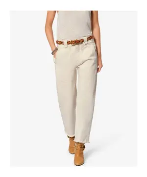 Isabel Marant Étoile Ermina Striped Wide-leg Pants - Off White