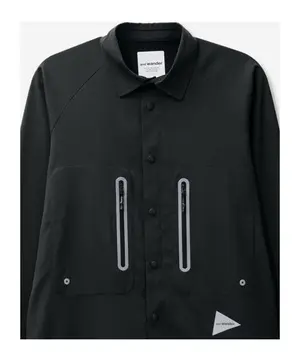 AND WANDER Long-sleeved Collared Shirt